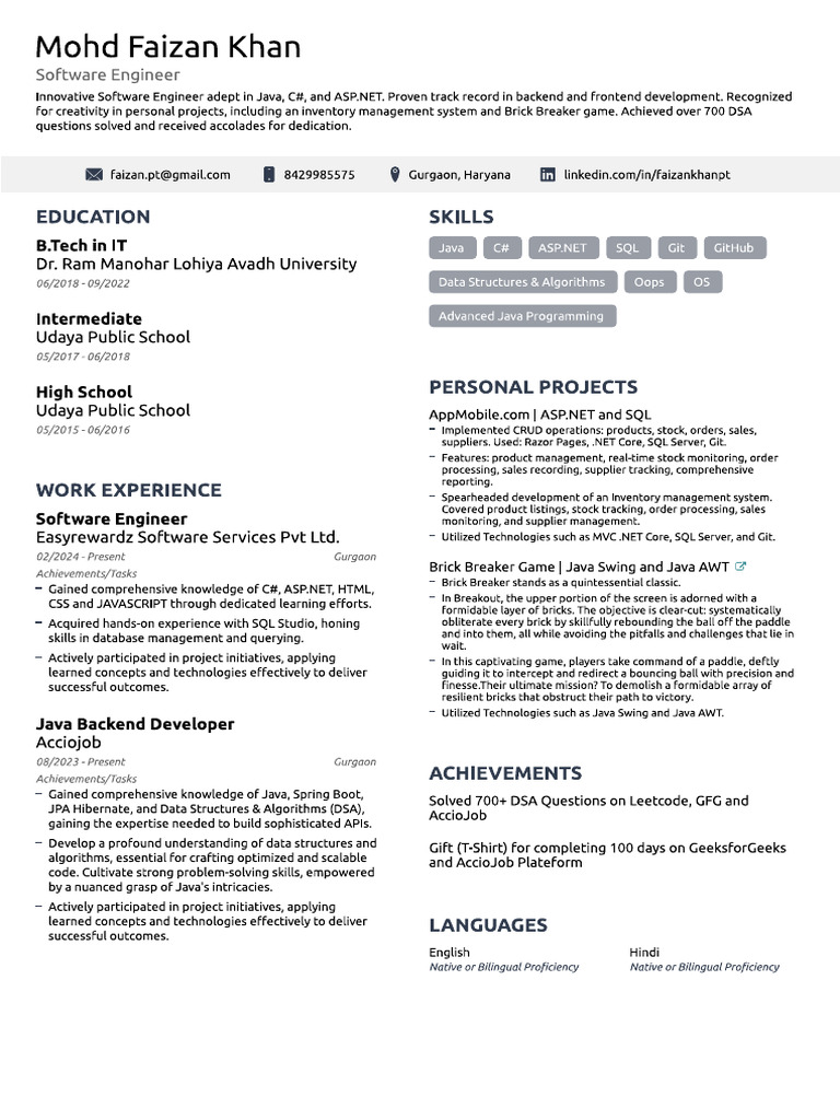faizan_cv | PDF