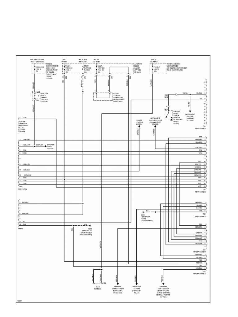 System Wiring Diagrams Retractable Hardtop Provision | PDF