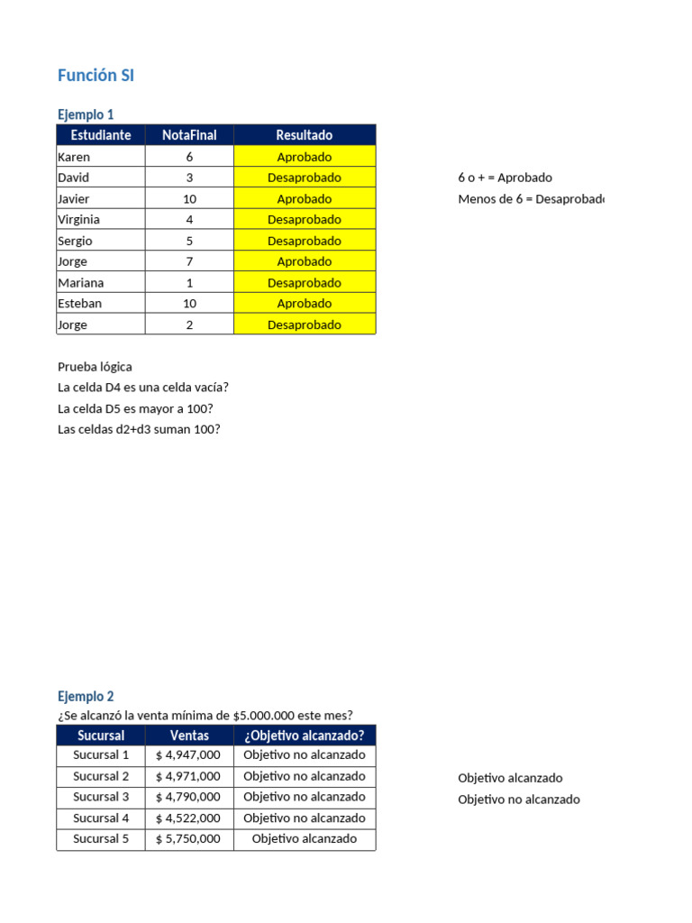 Clase 4 - Procesamiento de Datos en Excel - 52460 - Resuelto | PDF