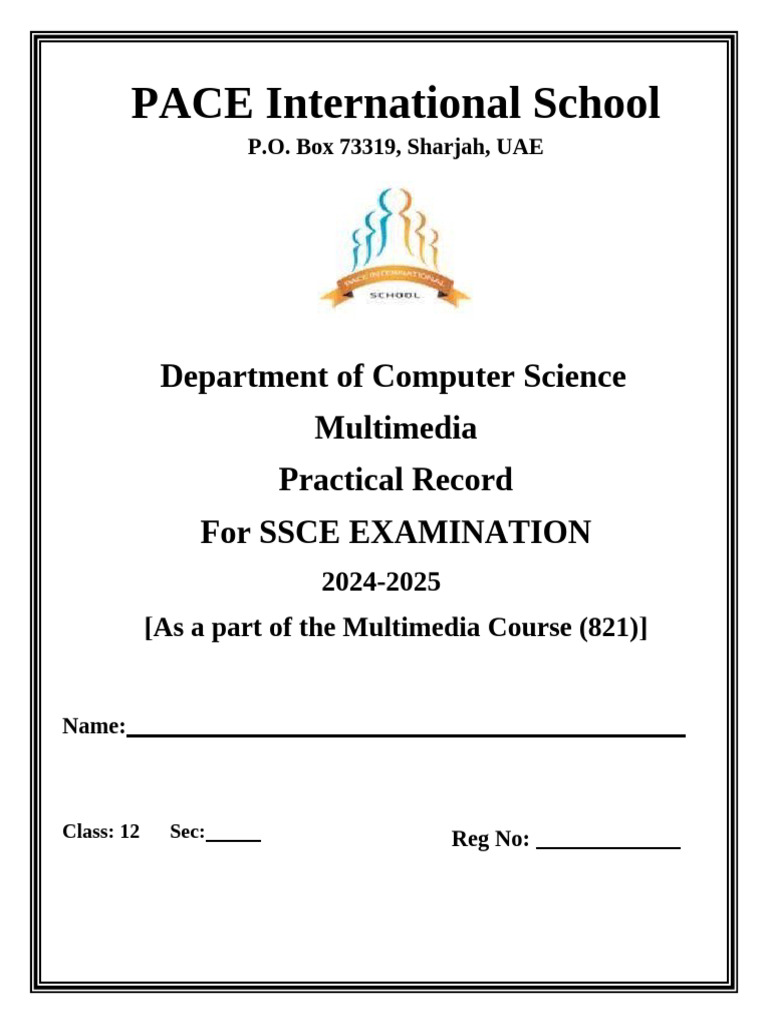 Practical Front Page | PDF