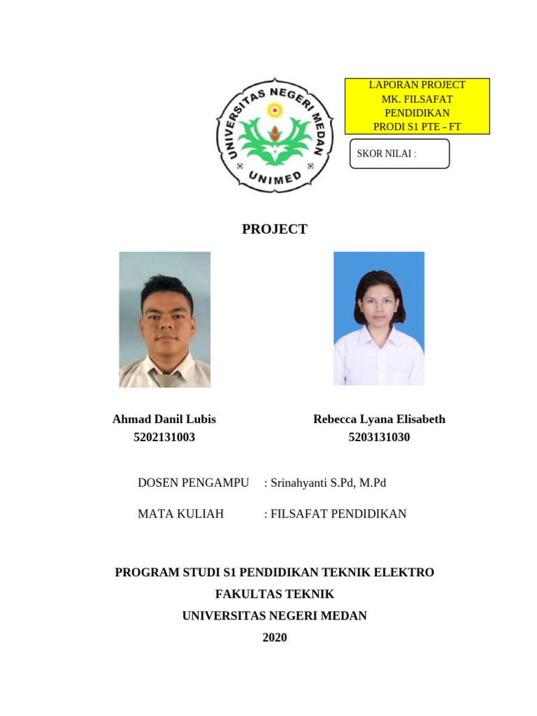 Project - Filsafat Pendidikan - Kelompok 3 | PDF