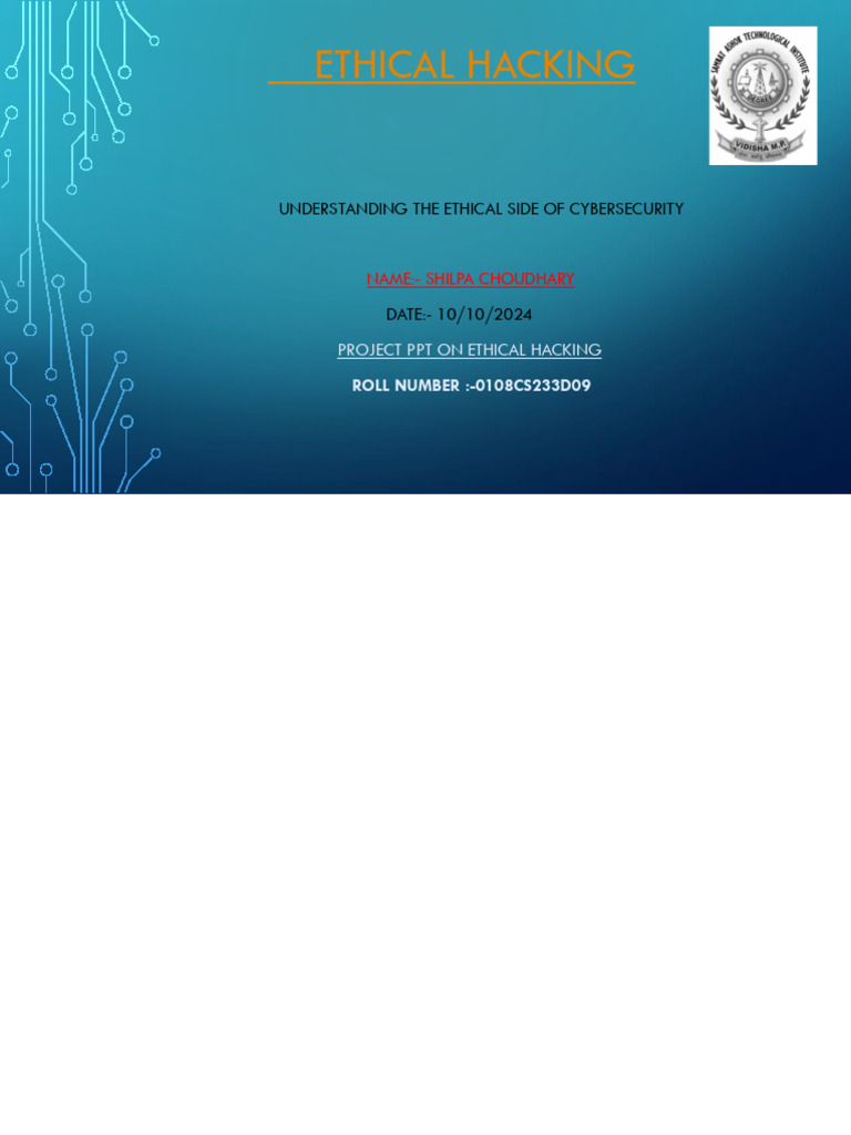 Ethical Hacking | PDF
