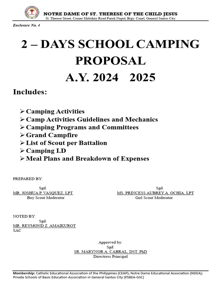 2-Day Camp Activities | PDF