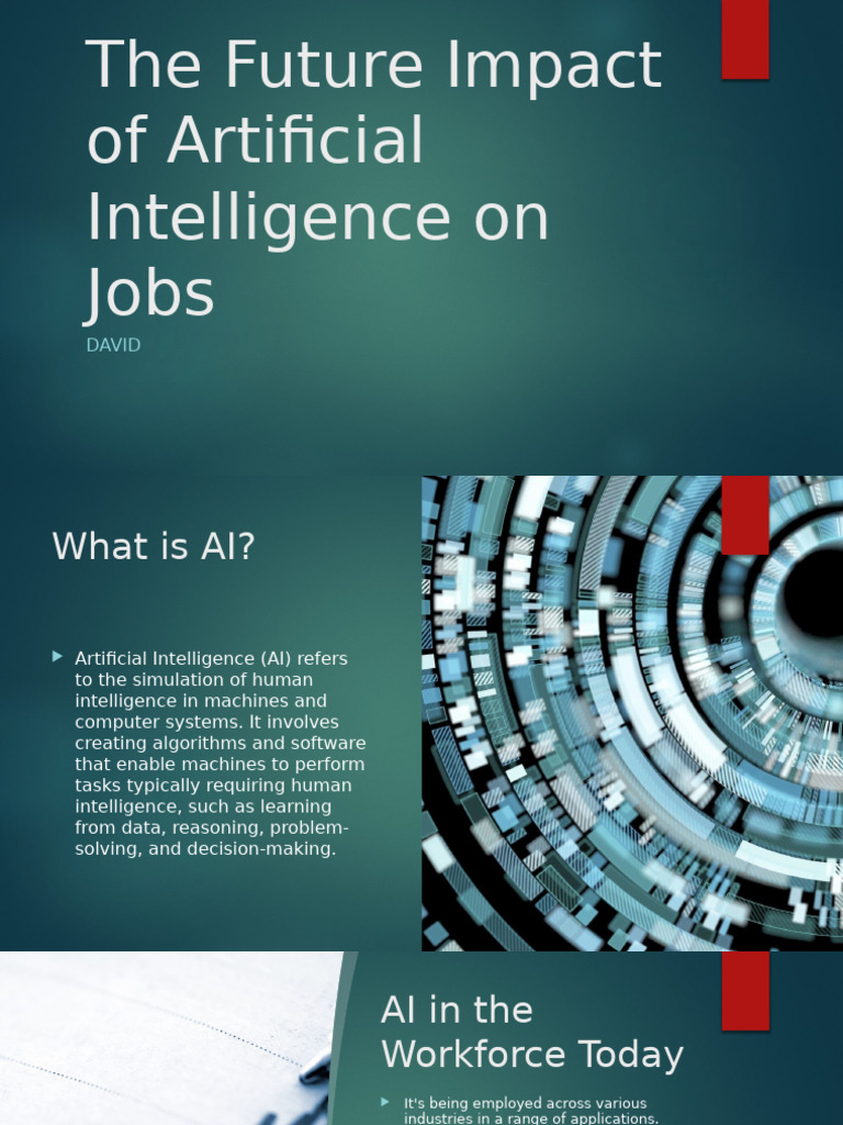 The Future Impact of Artificial Intelligence On Jobs | PDF | Artificial Intelligence | Computers