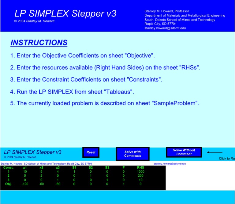 SIMPLEX-StepByStep v3 | PDF