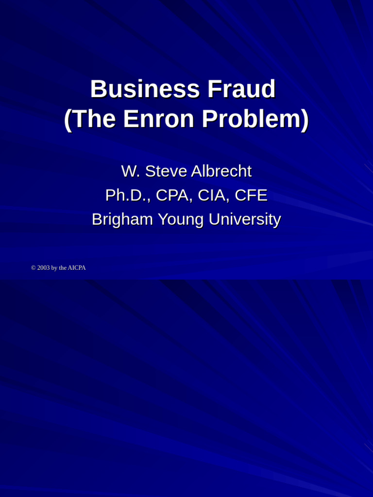 Enron | PDF
