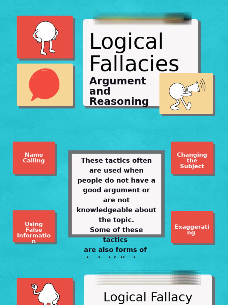 Blue and Orange Modern Logical Fallacies Presentation 2 | PDF