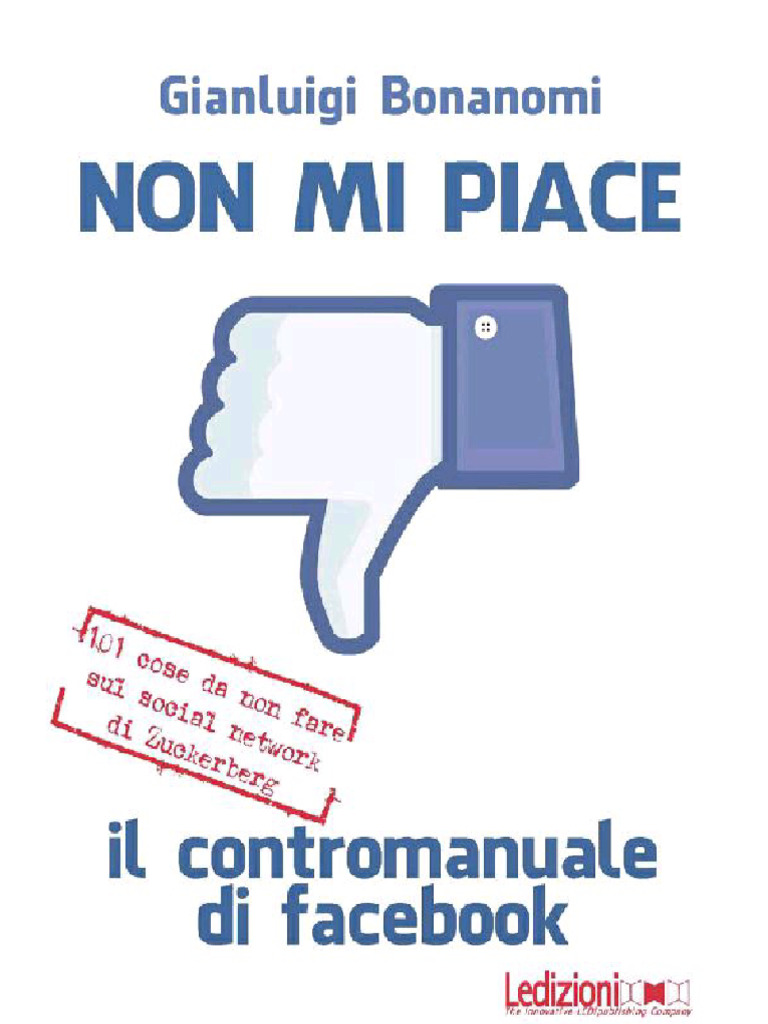 Gianluigi Bonanomi Non Mi Piace | PDF