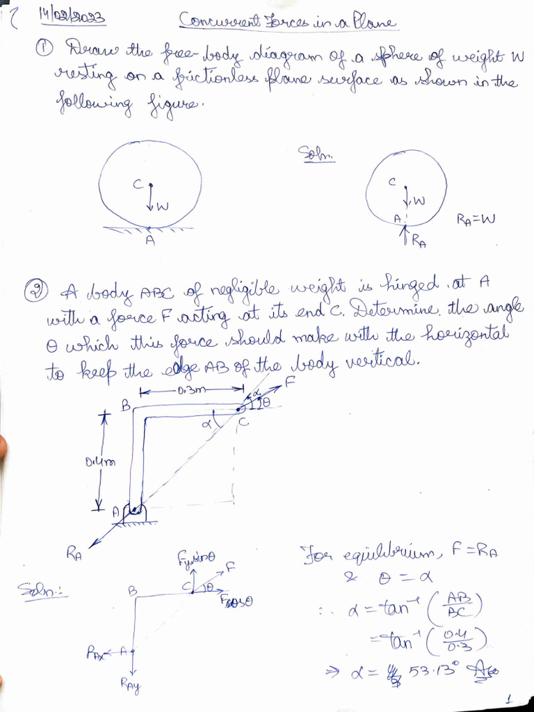 Engg Mechanics | PDF