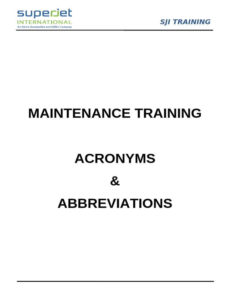 Abbreviations - Acronyms Rev 2.0 | PDF
