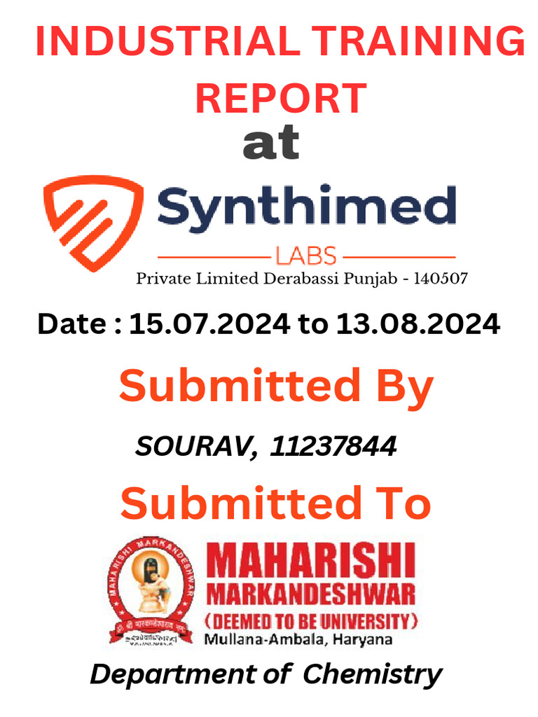 Industrial Training Project | PDF