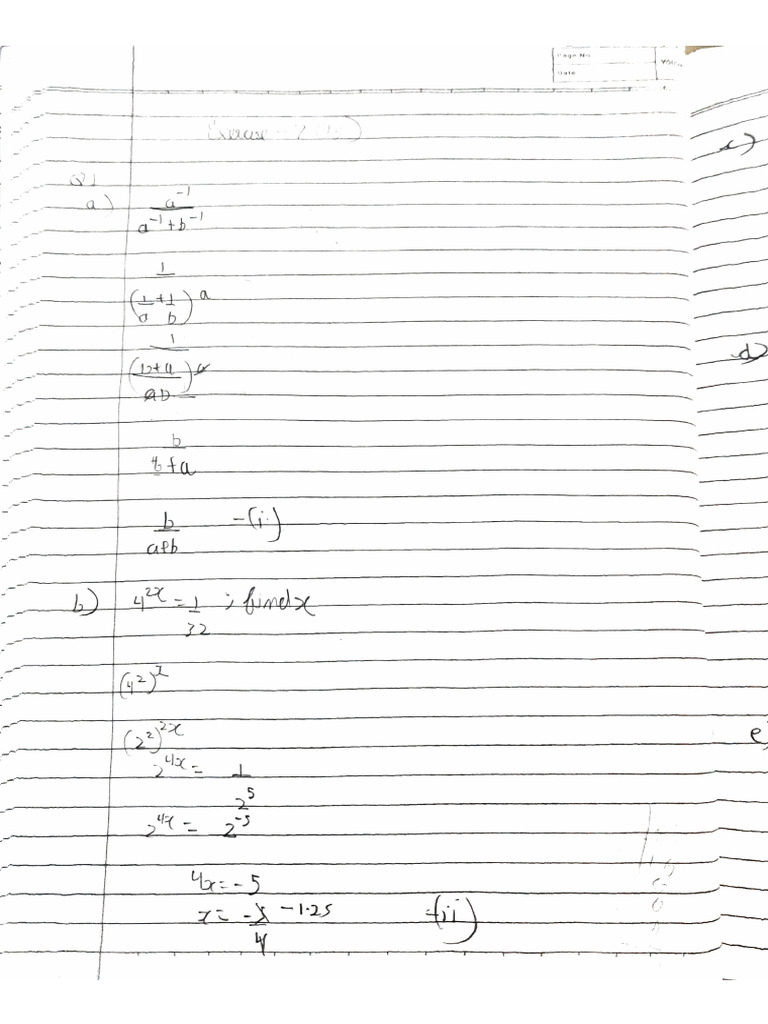 Ex 7b Selina Icse Class 9 | PDF
