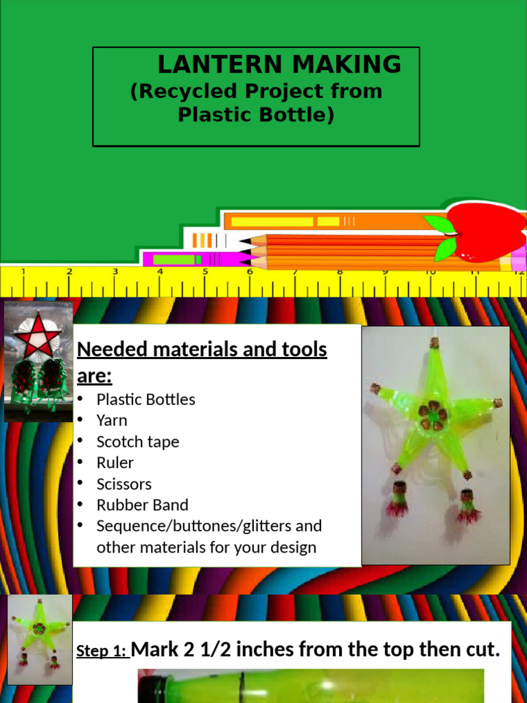 DIY Recycled Lantern Craft | PDF