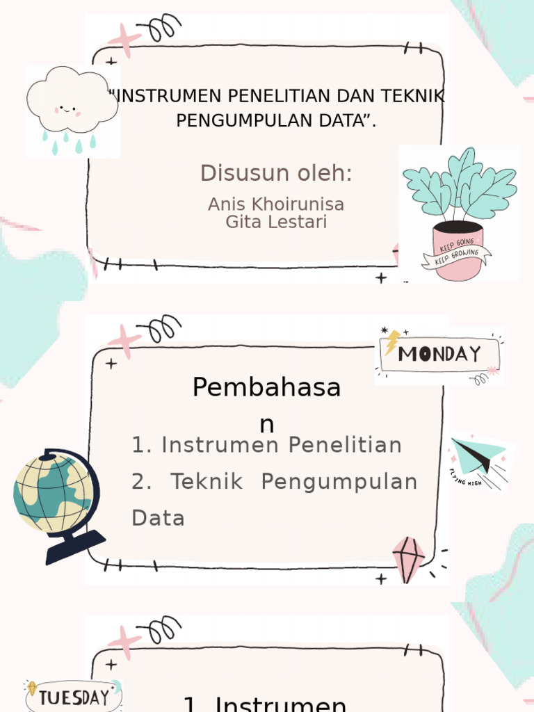 Instrumen Penelitian Dan Teknik Pengumpulan Data - Anis & Gita | PDF