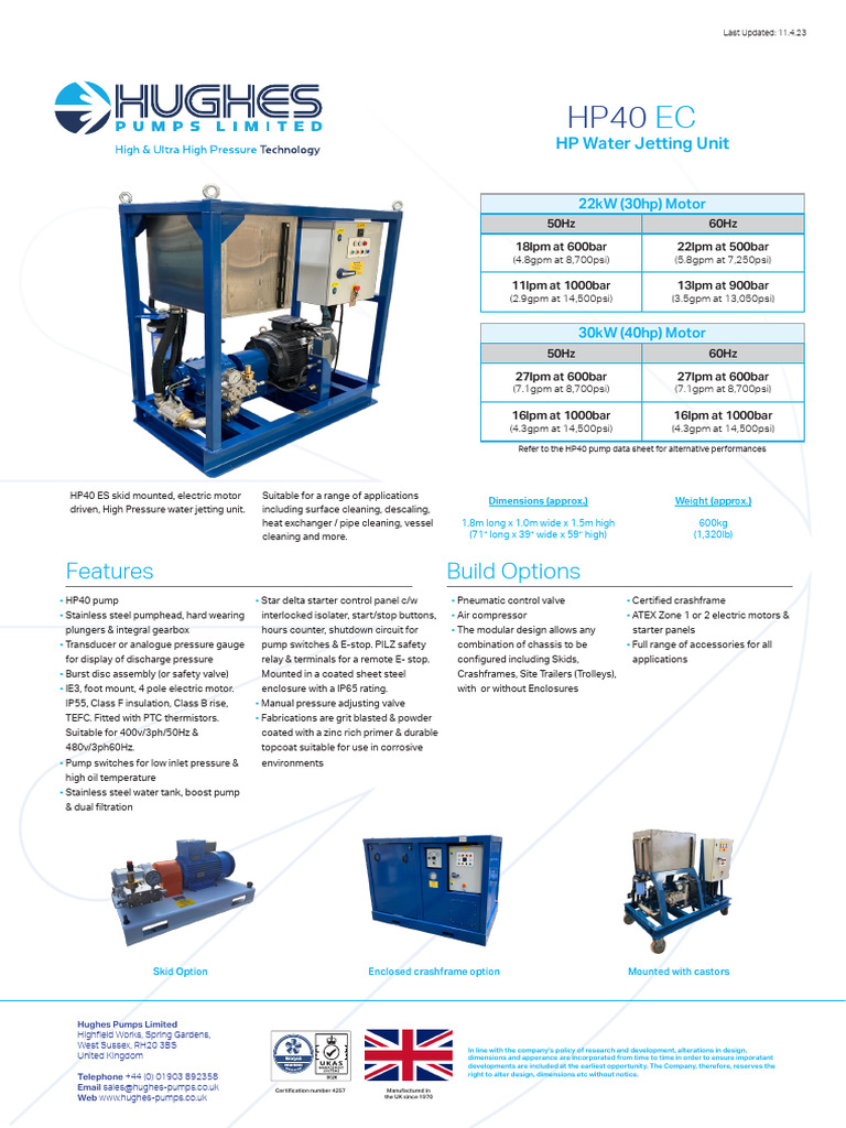 Hughes-Pumps-HP40-EC-2023 | PDF
