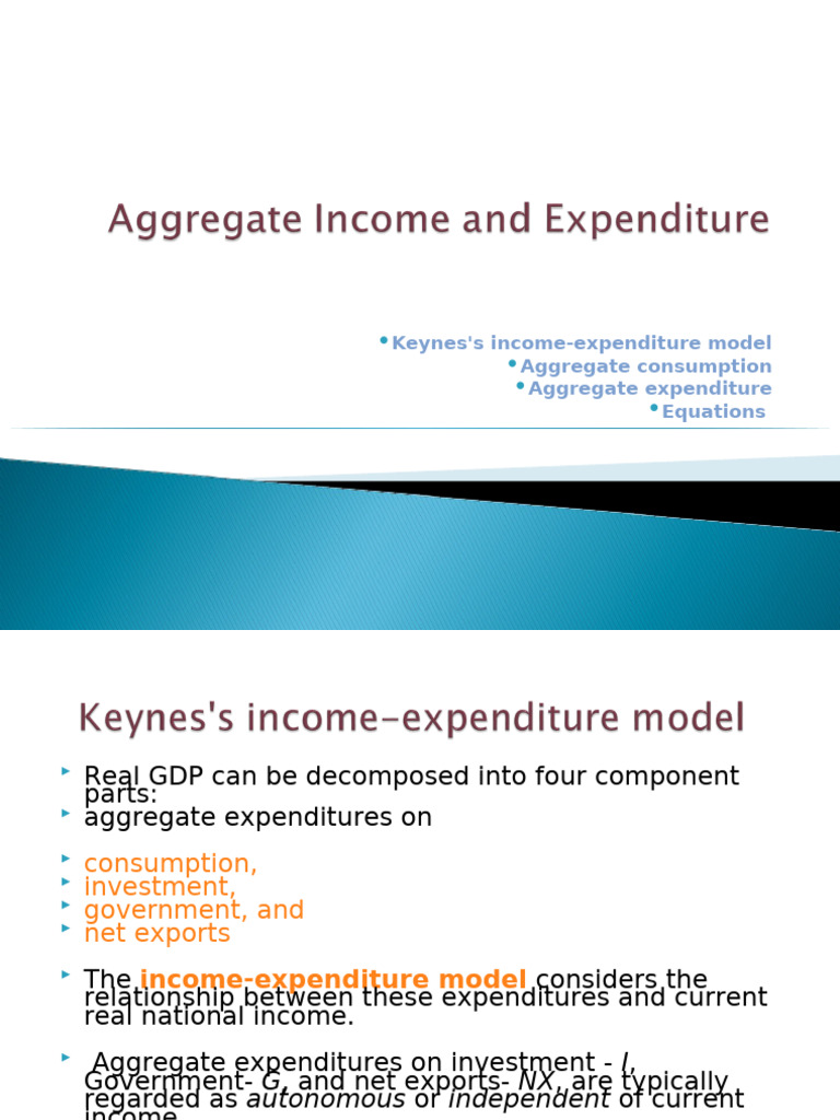 Aggregate Income and Expenditure | PDF