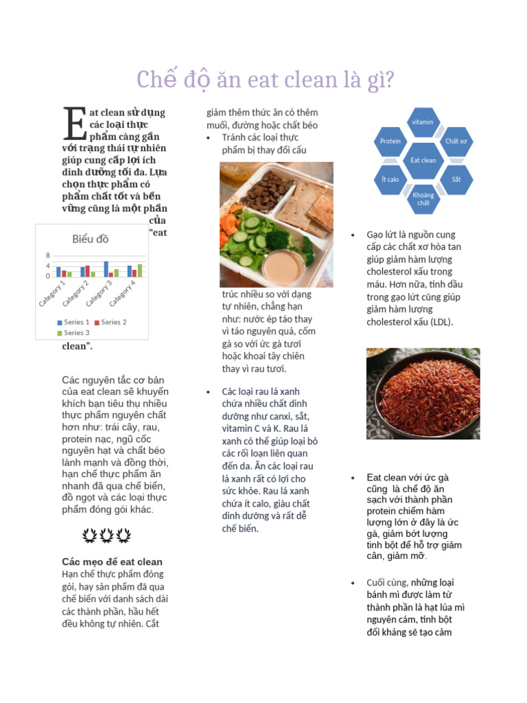 Chế độ ăn eat clean là gì | PDF