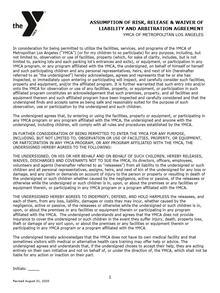 Camp Waiver 2022 | PDF