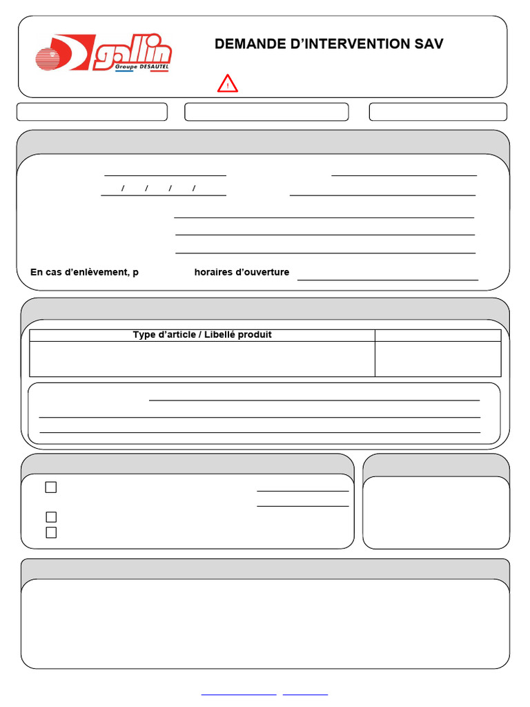 fiche-sav-retour-materiel-2021 | PDF