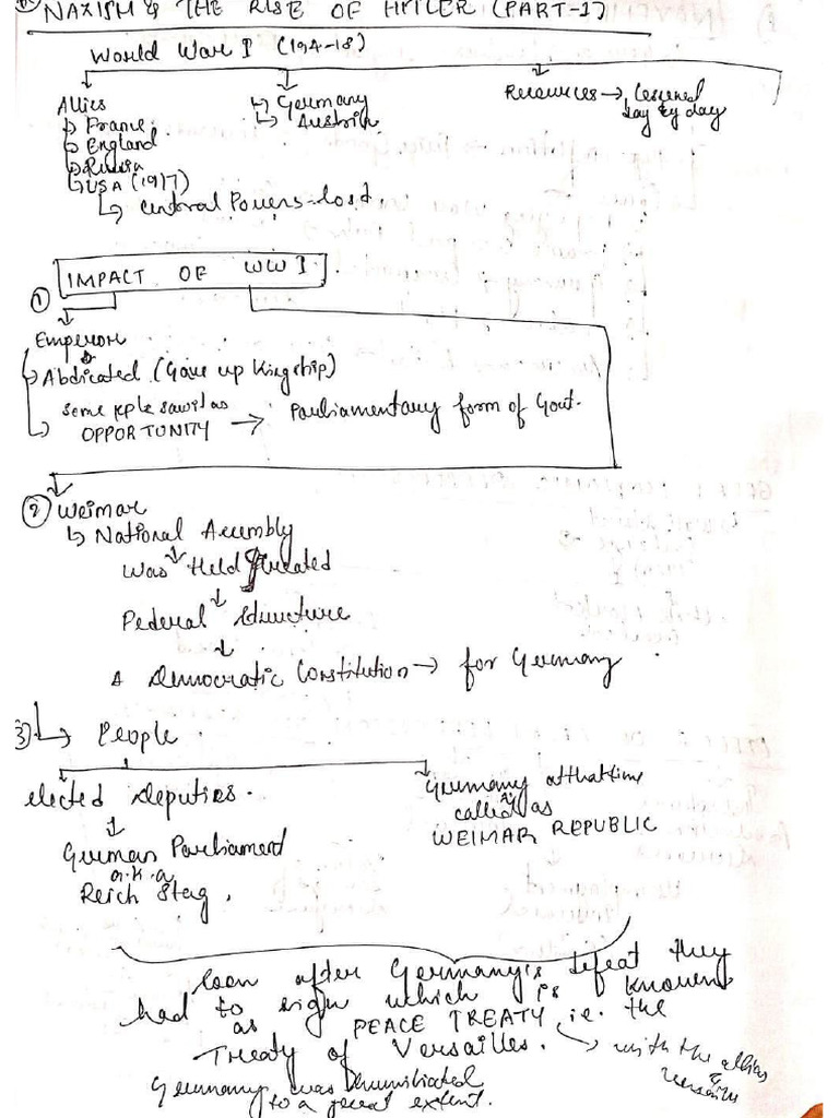 Flow Chart of Nazism and Hitler-Compressed | PDF