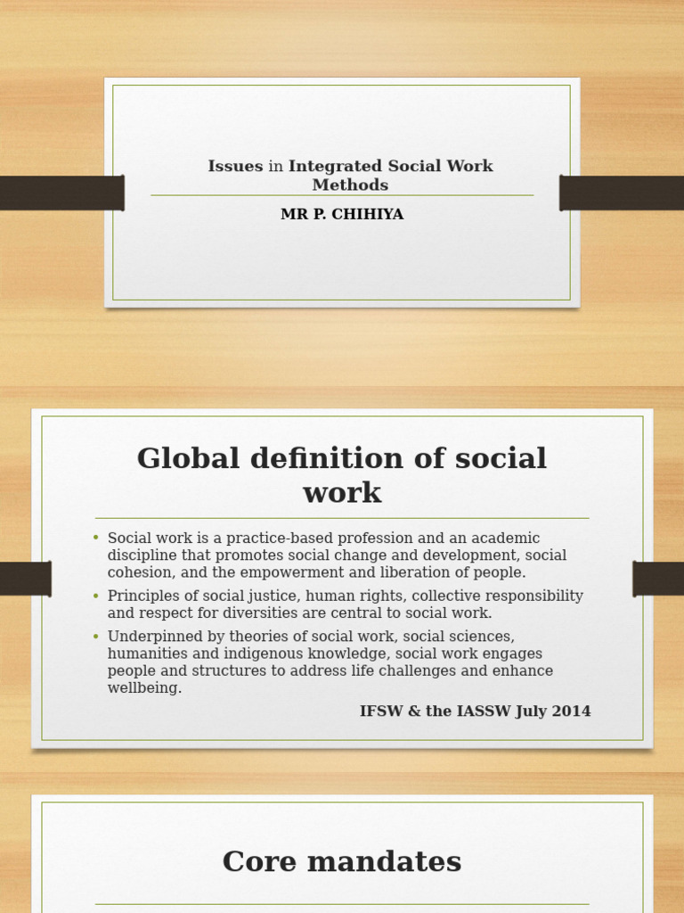 Integrated Social Work Methods | PDF