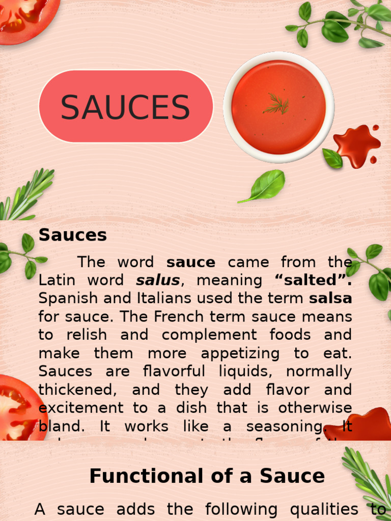sauces (1) | PDF