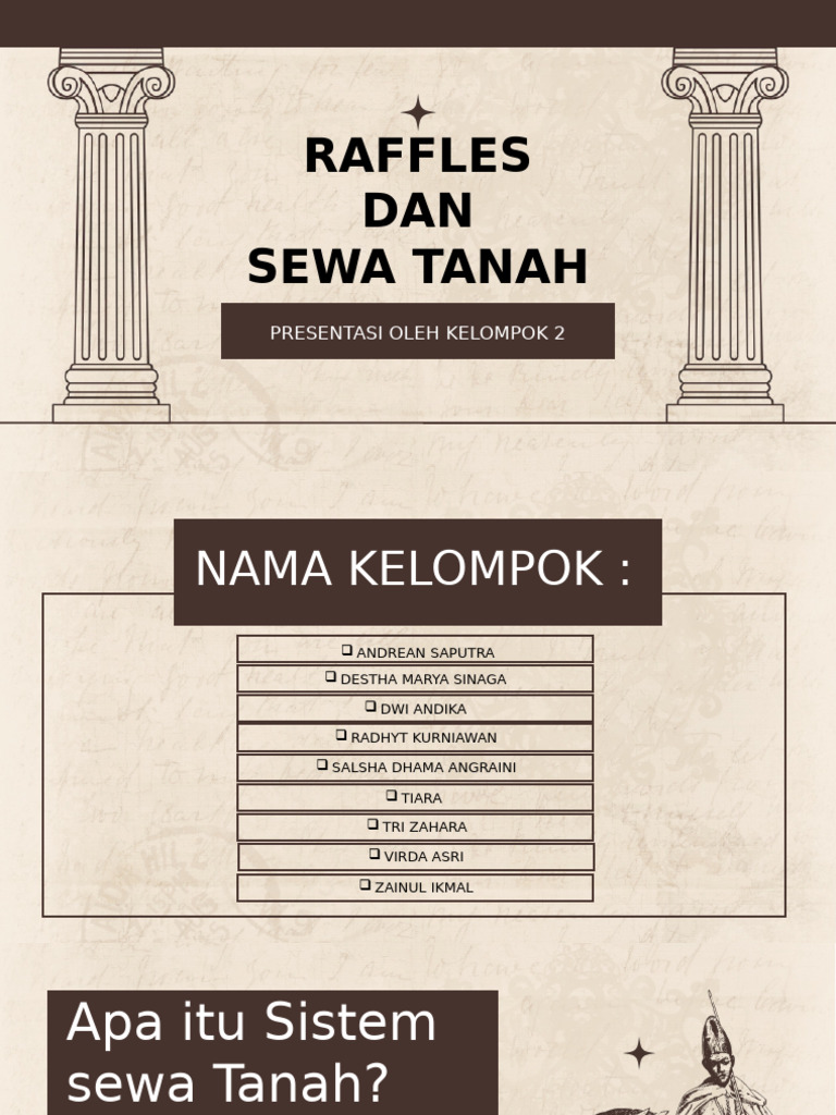 Raffles Dan Sewa Tanah | PDF