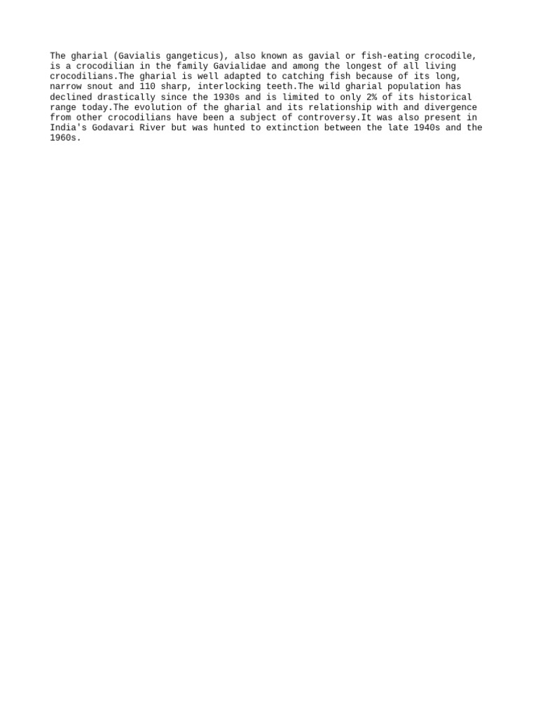 Gharial Pdf