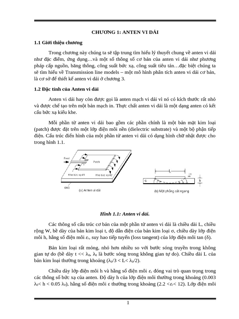 Các Thông Số Cơ Bản Của Anten | PDF