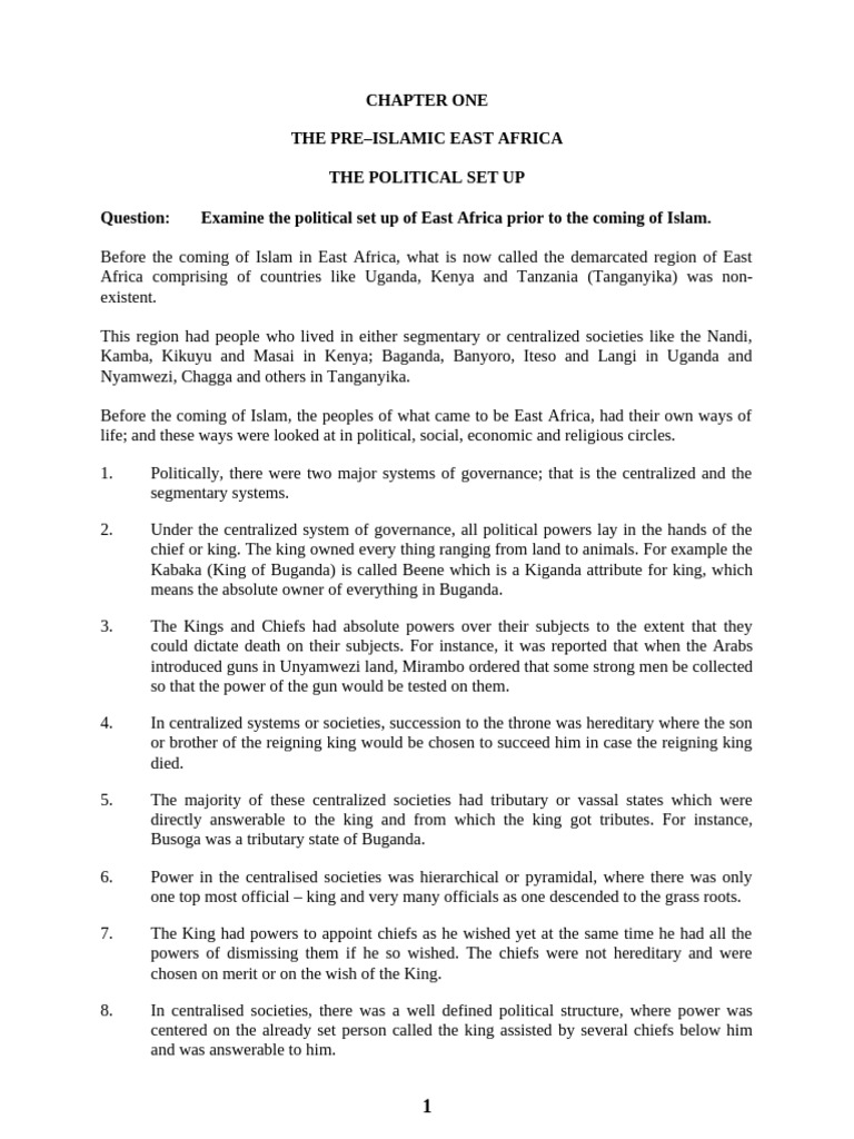 Ire p4 A'level Notes | PDF