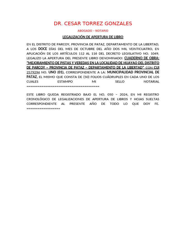 Legalizacion Elman | PDF