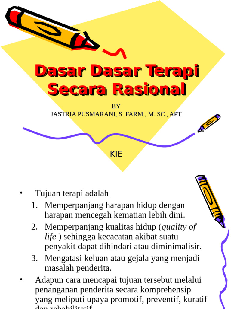 Dasar-Dasar - Terapi - Secara - Rasional KIE | PDF