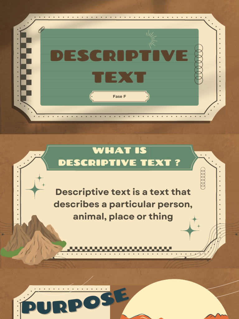 Descriptive Text | PDF