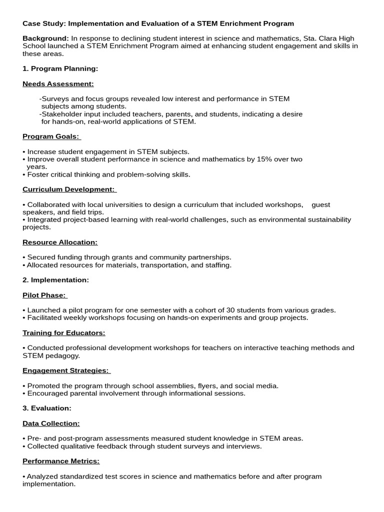 CASE STUDY SAMPLE | PDF