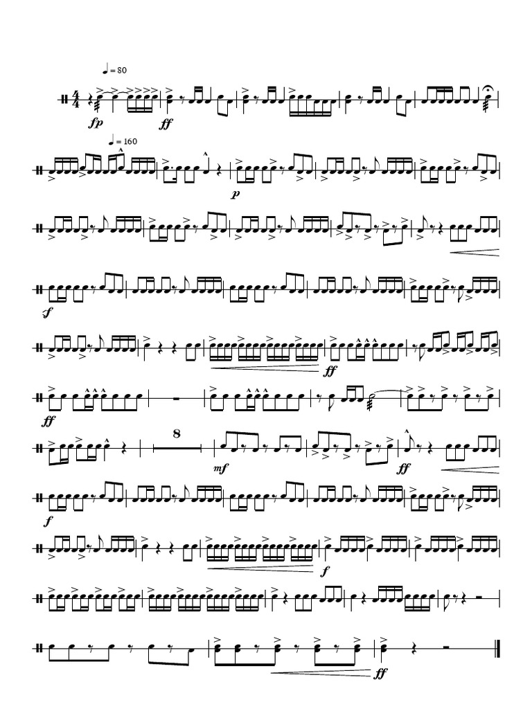 Fiesta de Los Bravos Grade - Bongo Drums | PDF