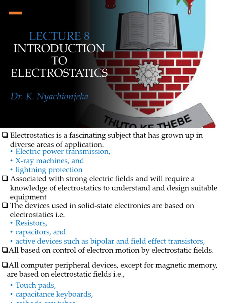 Electrostatics | PDF