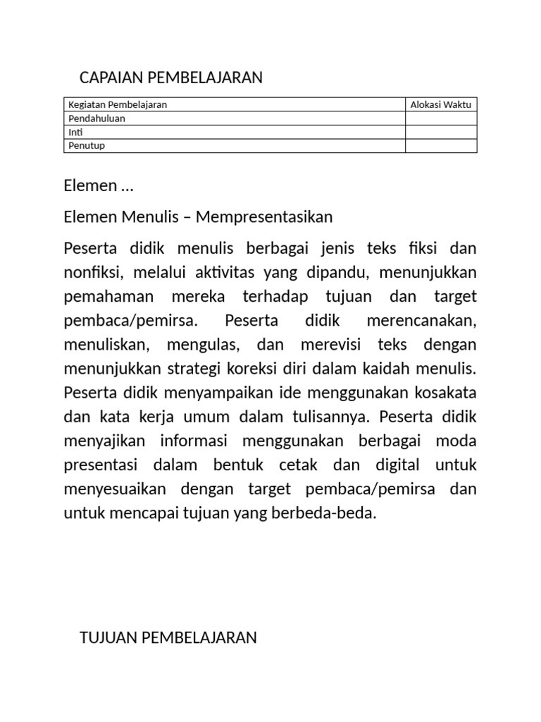 CP TP ATP MA Contoh Pa Yandris | PDF