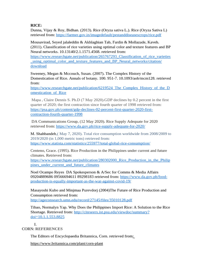 References For Bsam 2c | PDF