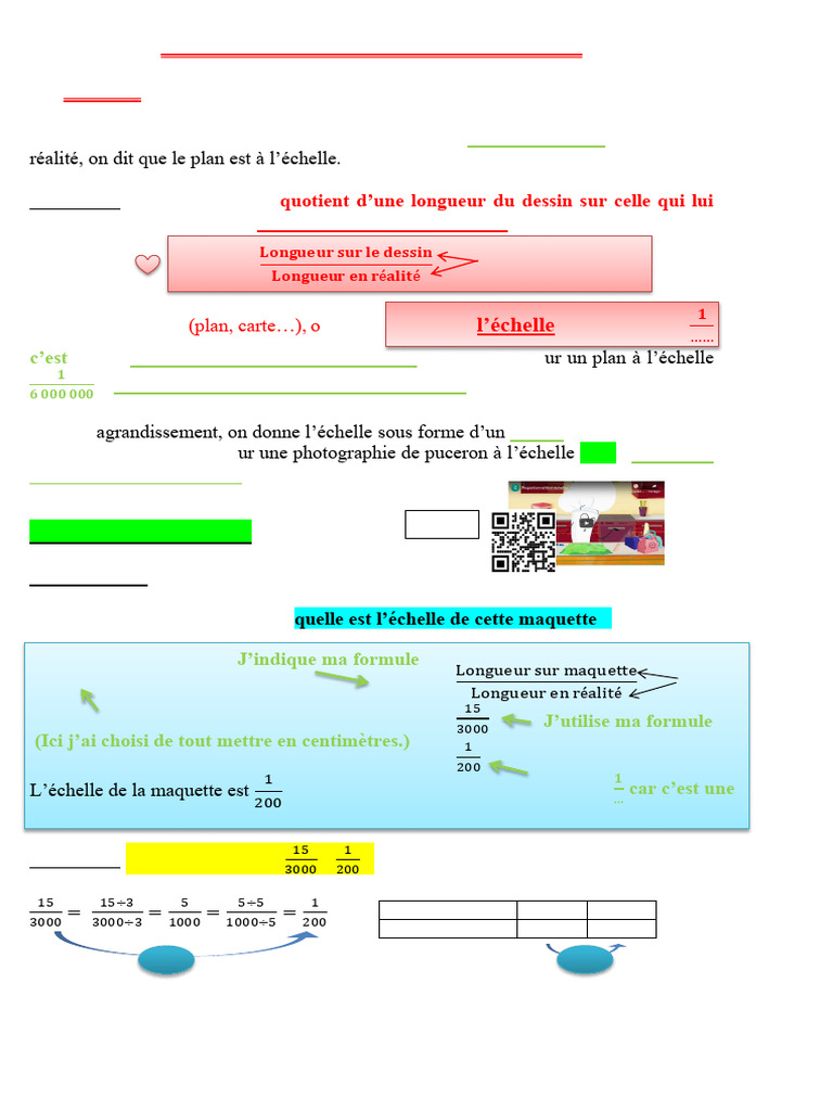 Échelles et Proportions en Dessin | PDF | Mathématiques