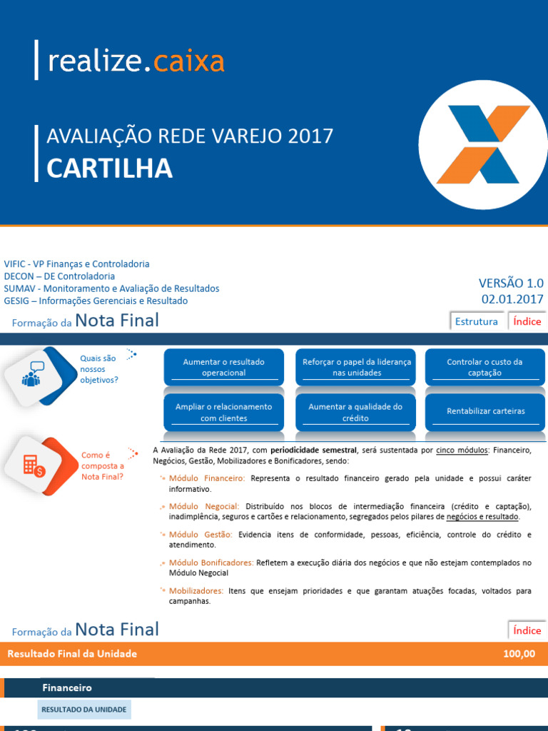 Cartilha Realize 2017 | PDF
