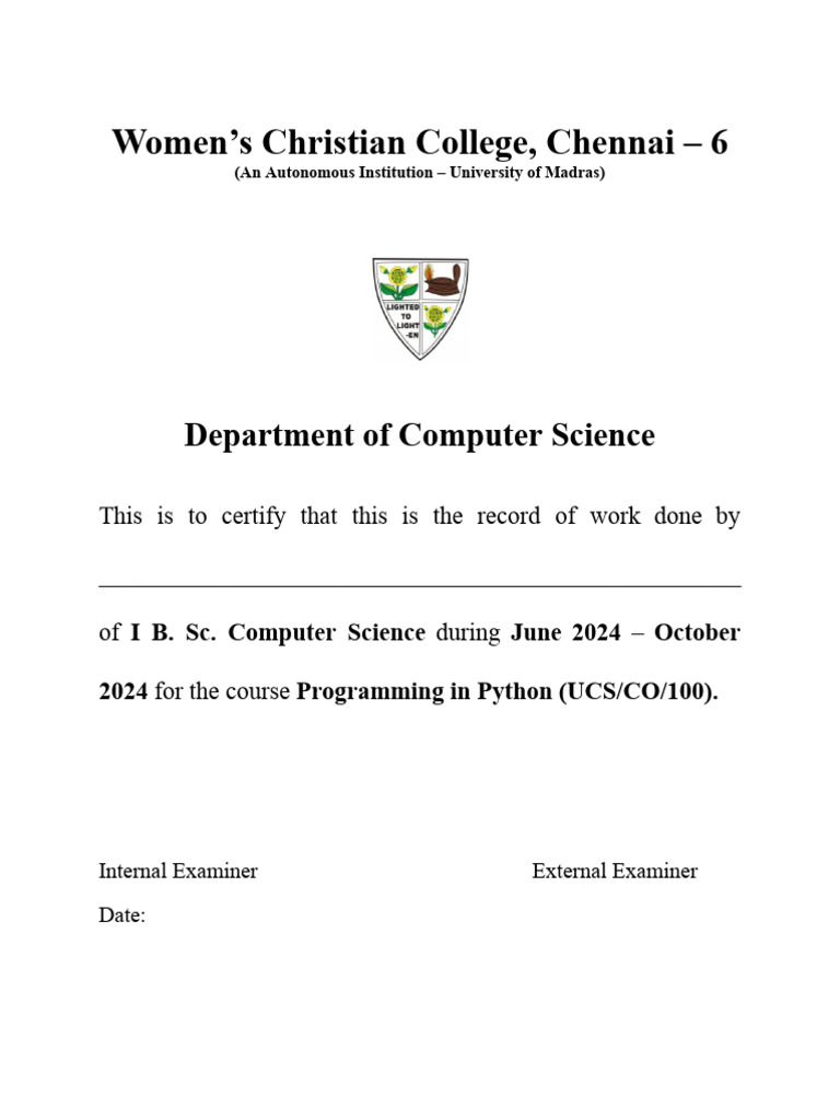 Python - First Page | PDF