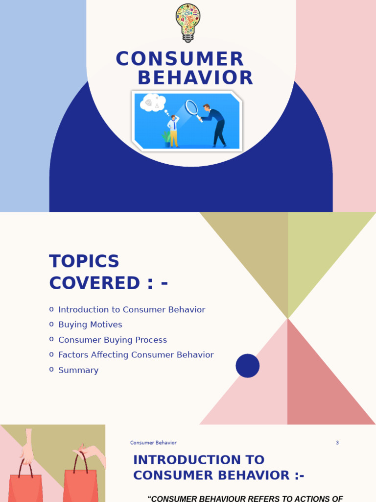 Consumer Behavior | PDF