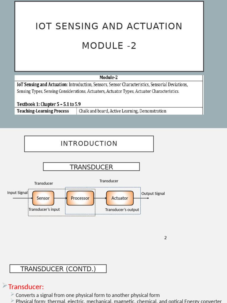 Module 2 Iot Sensing And Actuation Pdf