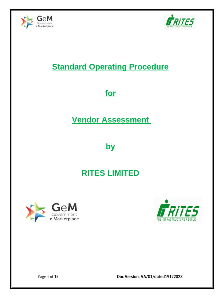 SOP VA 19122023 Final | PDF