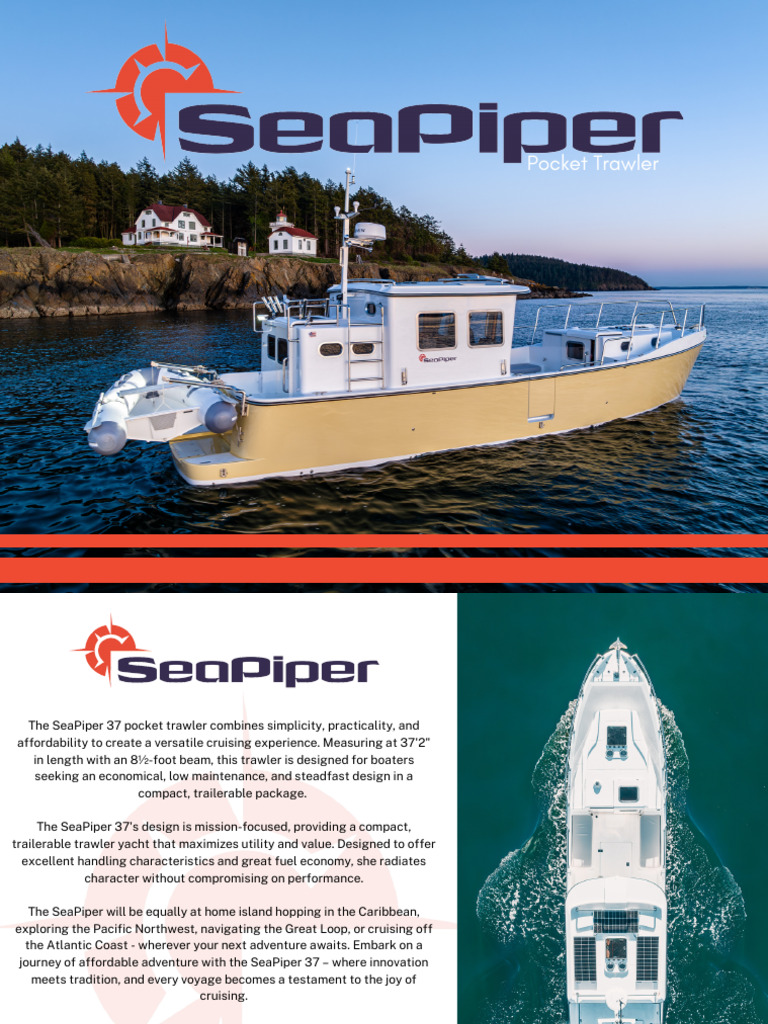 SeaPiper 37: Affordable Pocket Trawler | PDF | Cockpit | Battery Charger