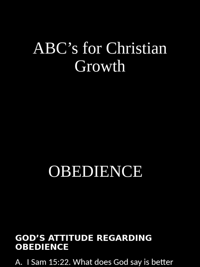 OBEDIENCE | PDF