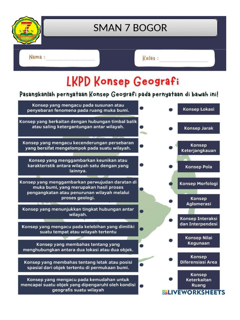 LKPD Konsep Geografi | PDF