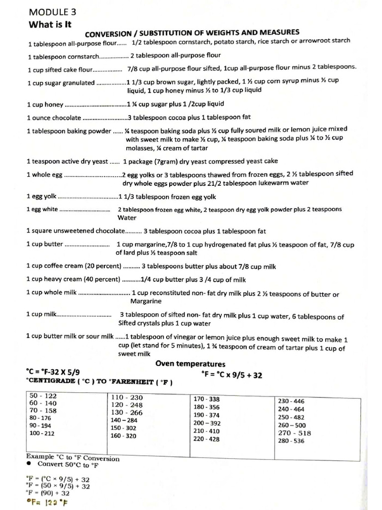 Measurement of Ingredients | PDF
