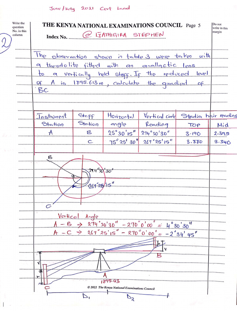 Tacheometry 2 | PDF
