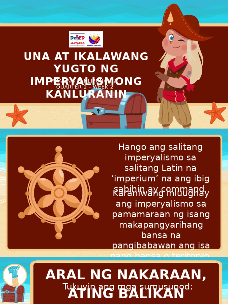 AP7 MATATAG Q2 Week 2 - Una at Ikalawang Yugto NG Imperyalismo | PDF